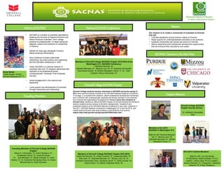 SACNAS POSTER | PPTX | College Education | Education