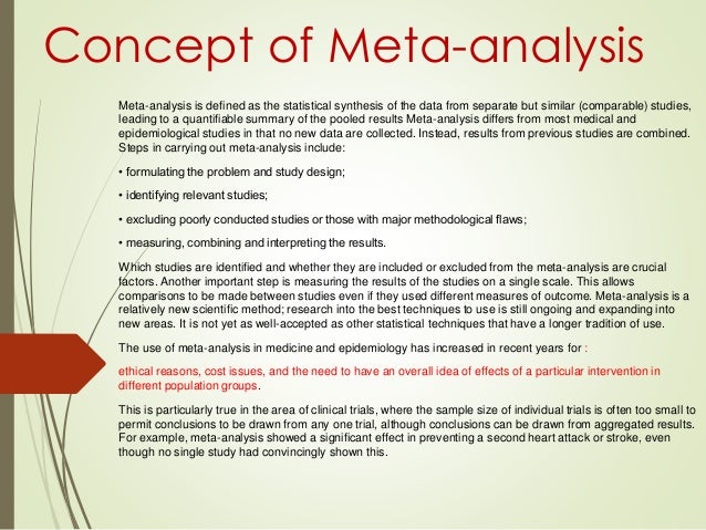 9-Meta Analysis/ Systematic Review