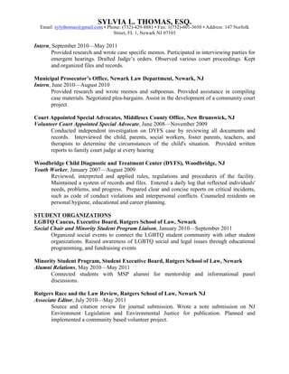 Resume_Sylvia_Thomas_Updated | PDF