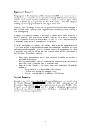 Work Placement Portfolio | PDF