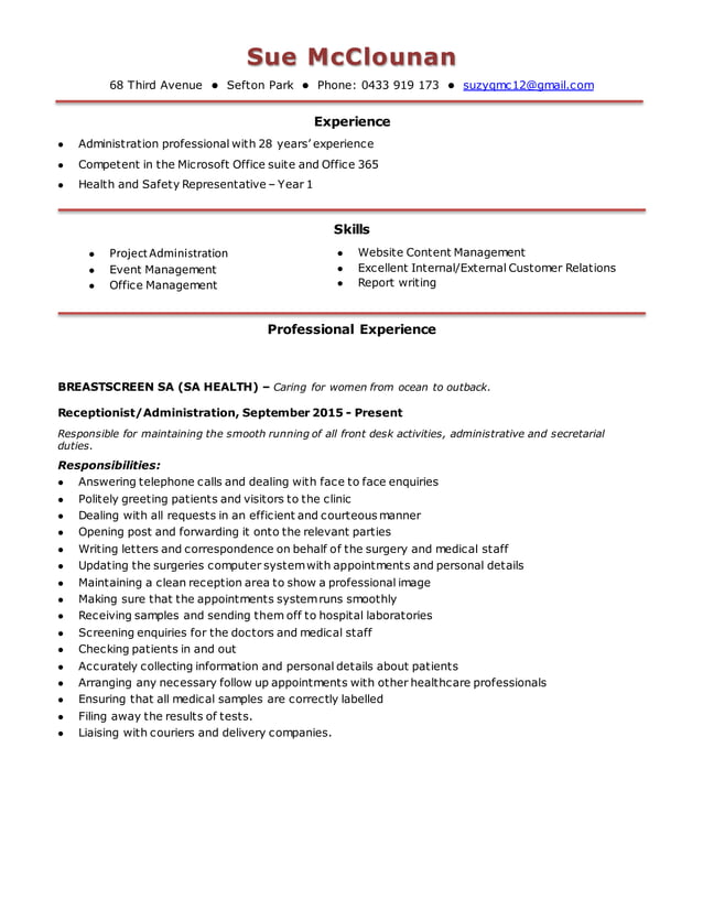 Sue McClounan CV 2015 (2) | PDF