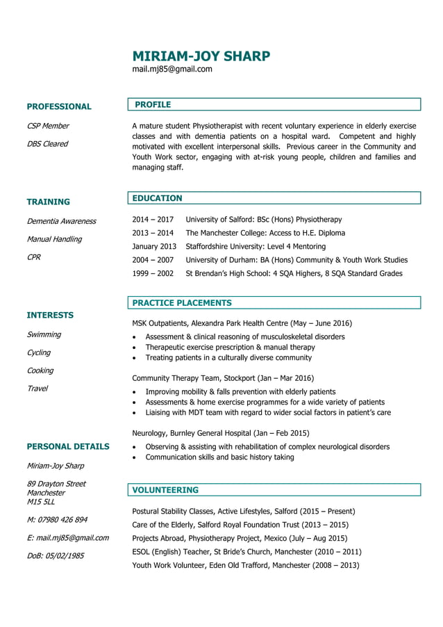 CurriculumVitae | PDF
