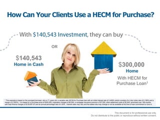 HECM 4 PURCHASE INTRO BROCHURE | PDF | Home Financing | Personal Debt