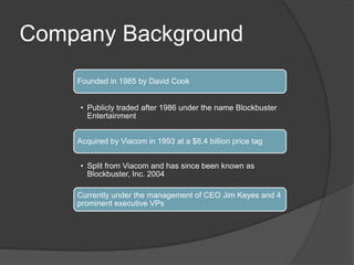 Blockbuster Final Presentation | PPTX