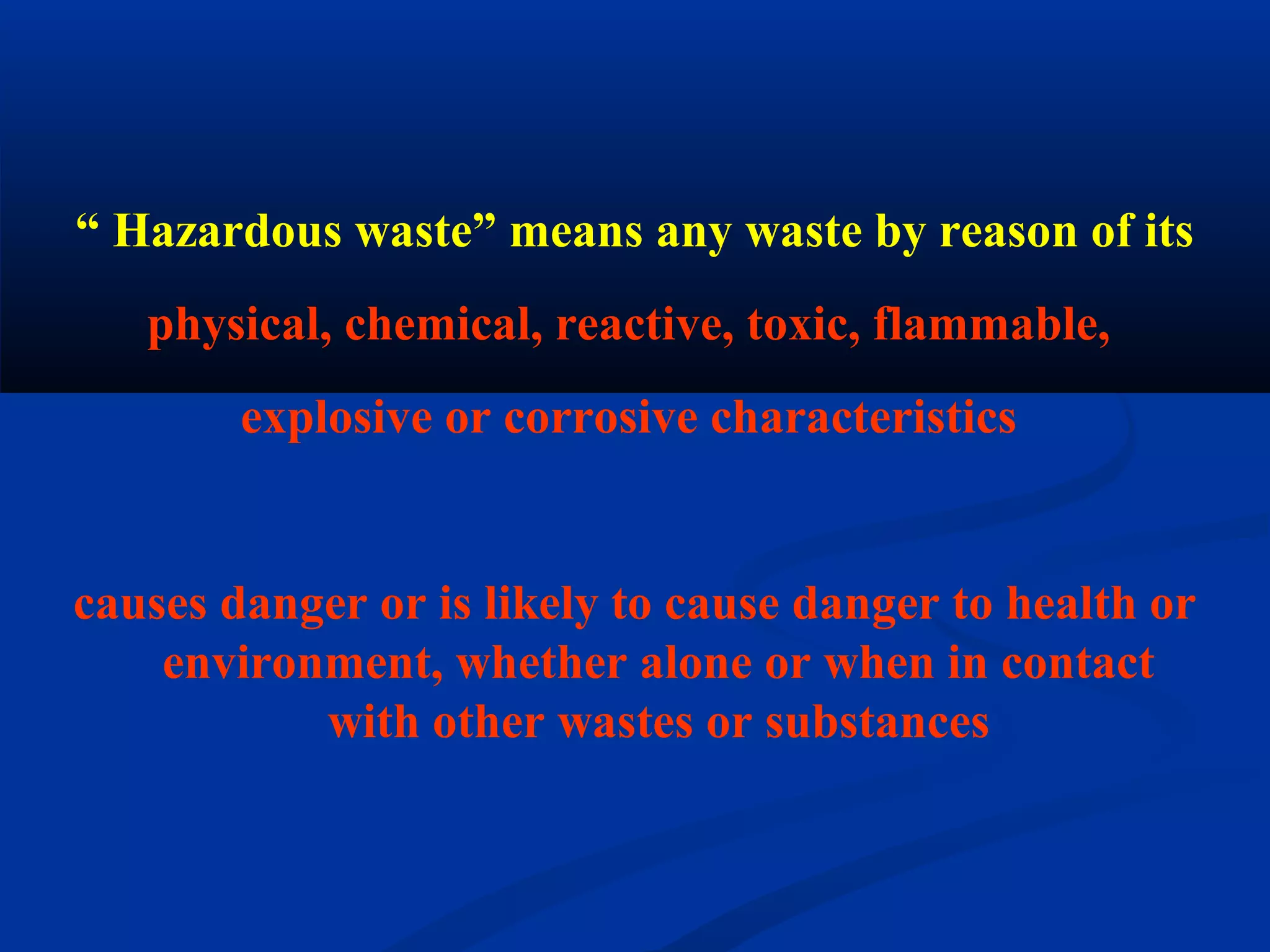 82 hazardous waste management | PPT