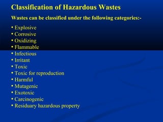 82 hazardous waste management | PPT