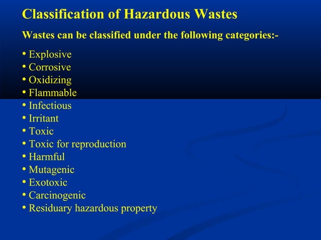 82 hazardous waste management | PPT | Environmental Services Industry ...