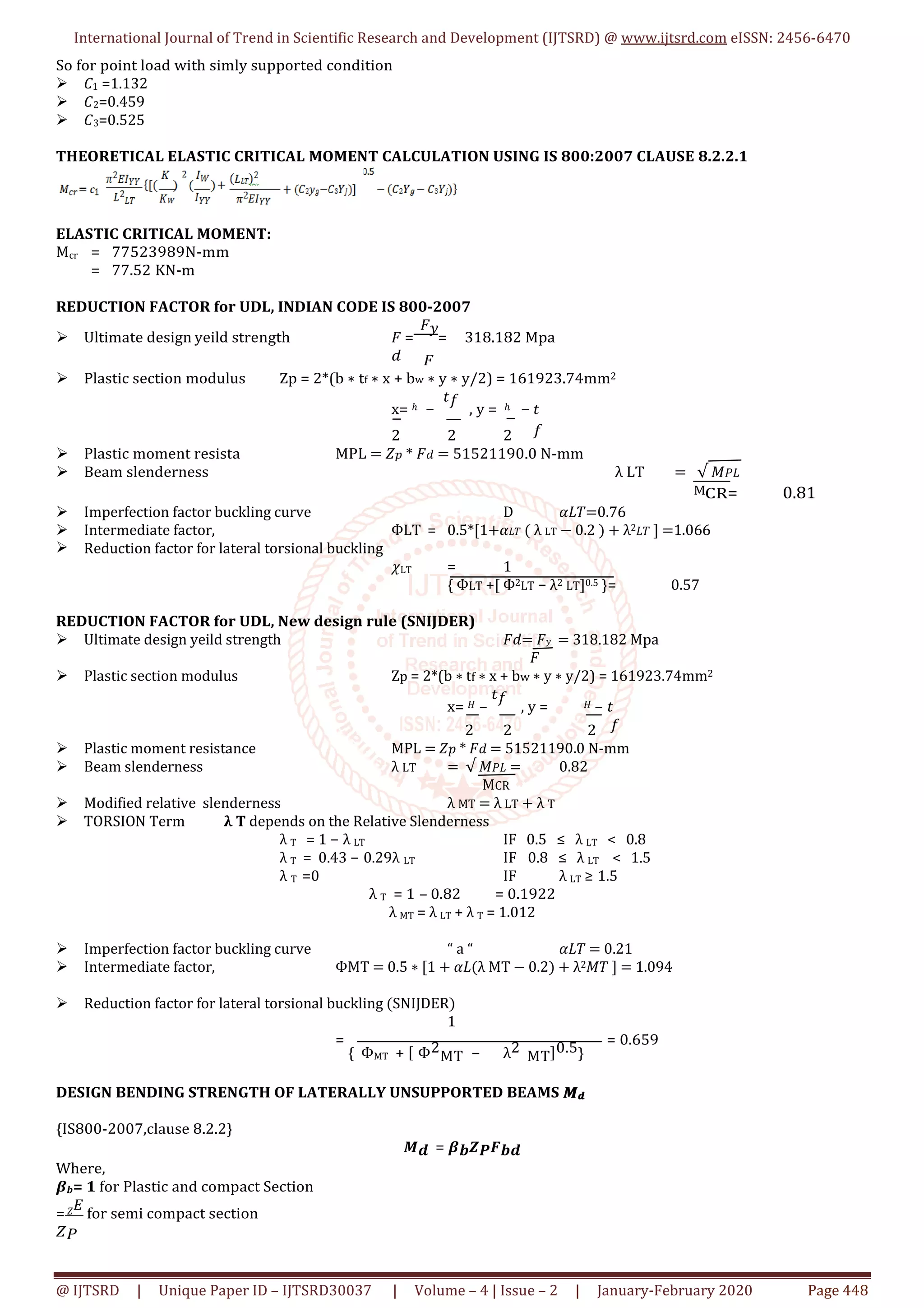 Simulation Analysis in Lateral Torsional Buckling of Channel Section by ...