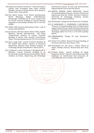 Simulation Analysis in Lateral Torsional Buckling of Channel Section by ...