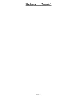 Script with dialogue | PDF