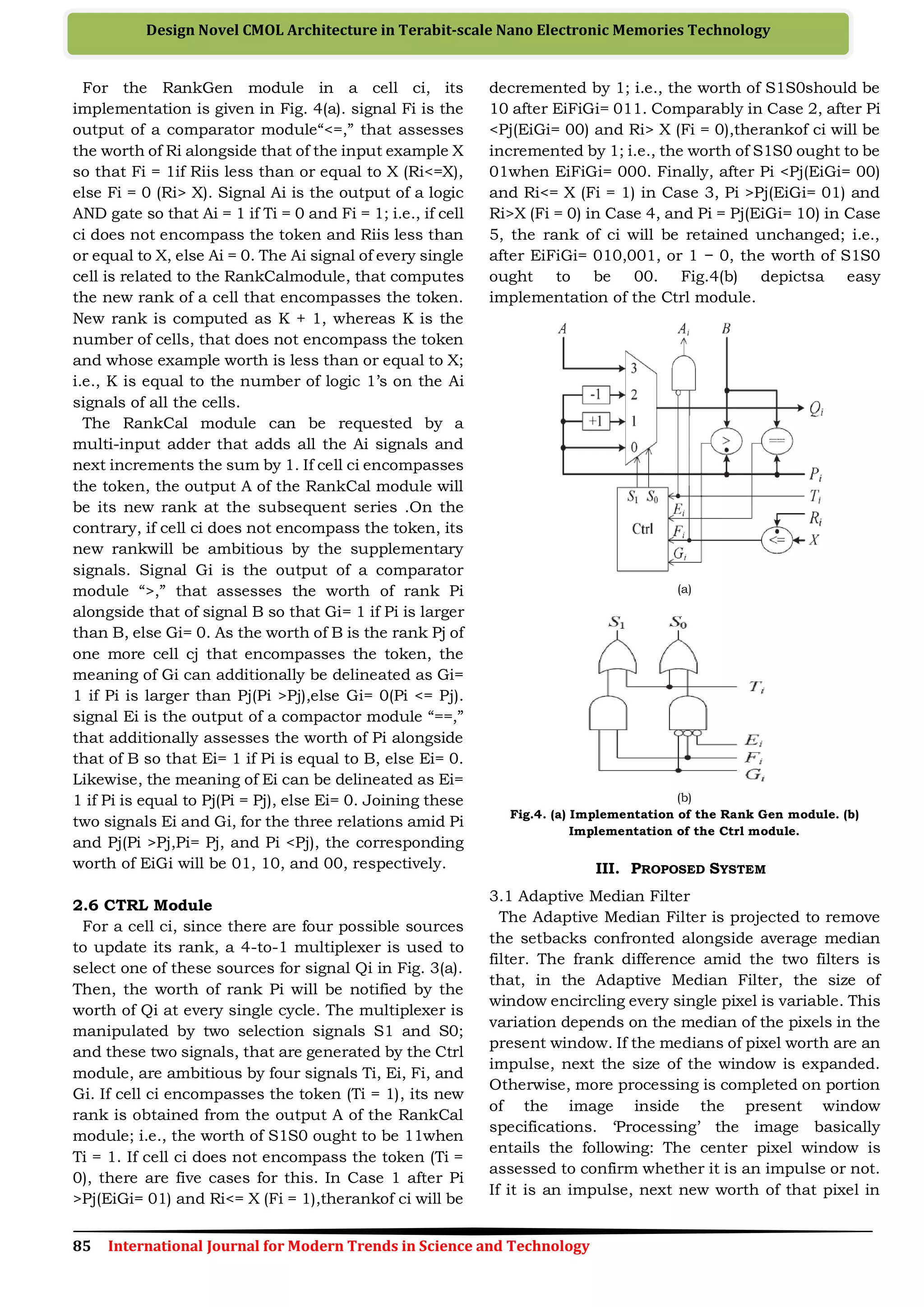 Design Novel CMOL Architecture in Terabit-scale Nano Electronic Memories Technology | PDF