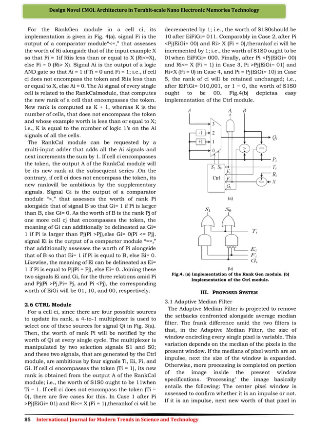 Design Novel CMOL Architecture in Terabit-scale Nano Electronic Memories Technology | PDF