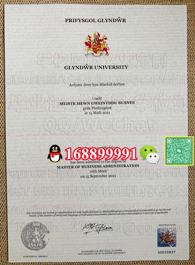 Glyndwr University degree offer diploma Transcript | PDF