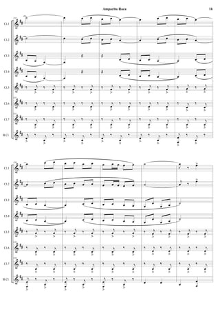 Amparito Roca - Jaime Teixidor - Set of Clarinets | PDF