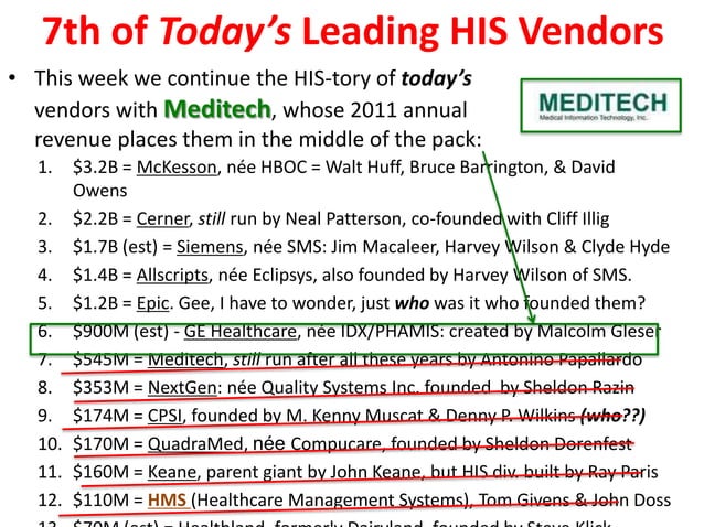 83. meditech part 1 | PPTX
