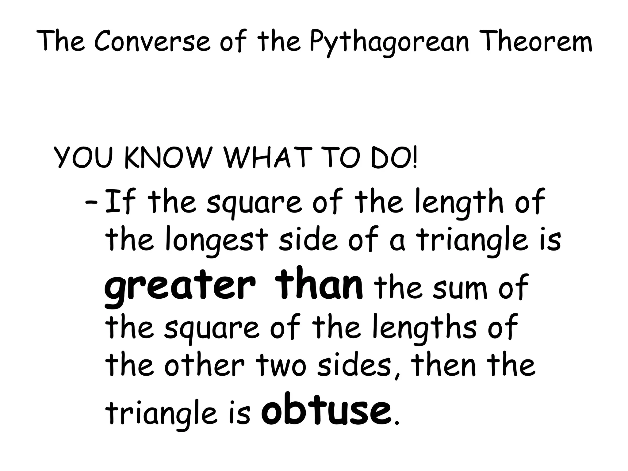 8 3 Pythag Converse | PPT
