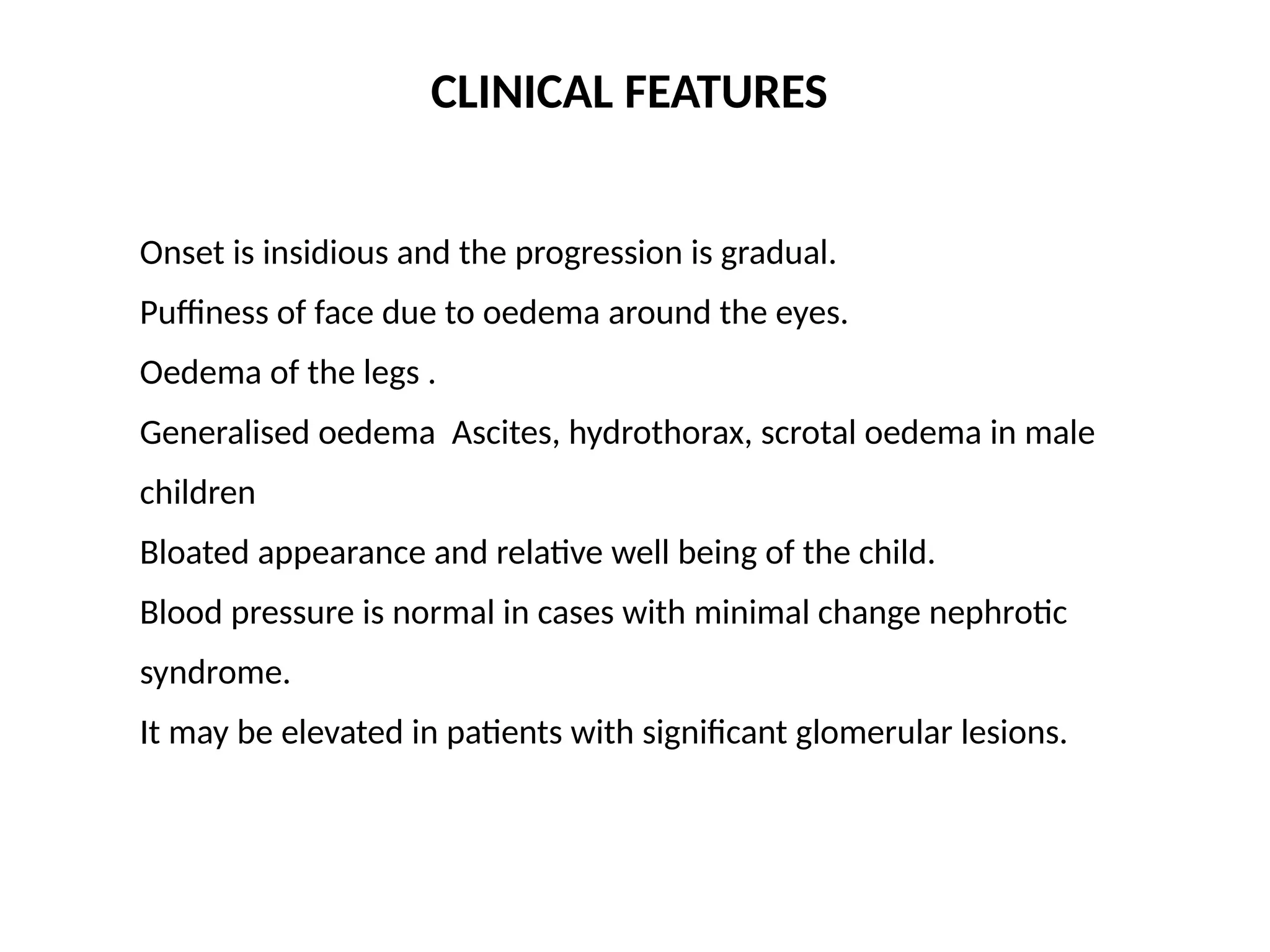 NEPHROTIC_SYNDROME in children presentation and management | PPTX
