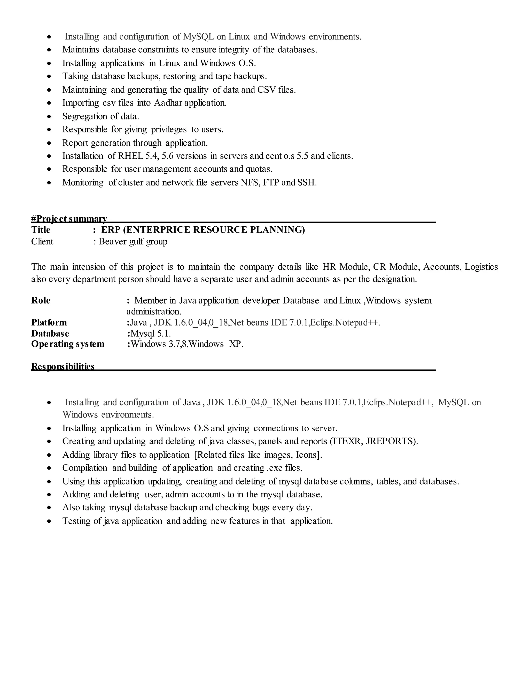 Sunkari_Madhu.doc | Databases | Computer Software and Applications