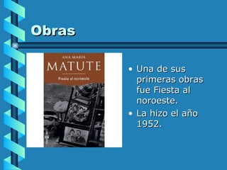Ana María Matute | PPT