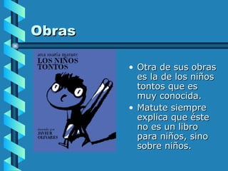 Ana María Matute | PPT