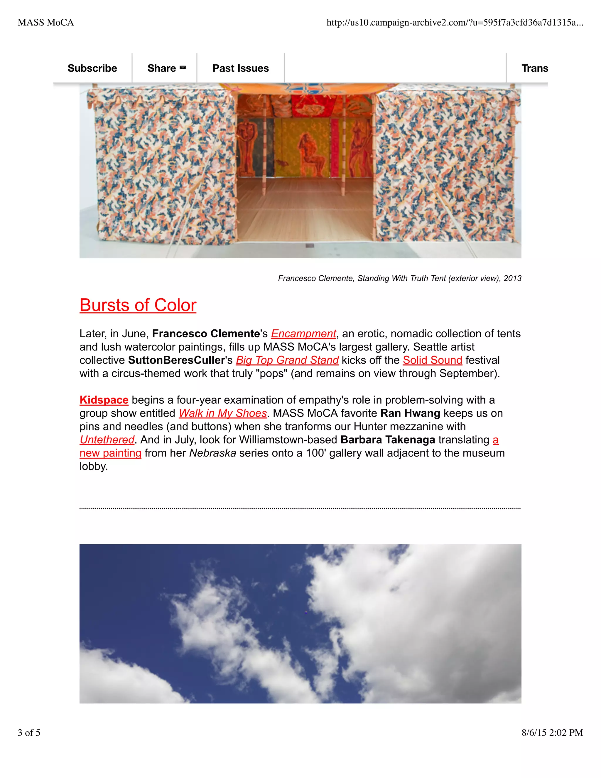 Let's Get Visual - Visual Arts Eblast | PDF