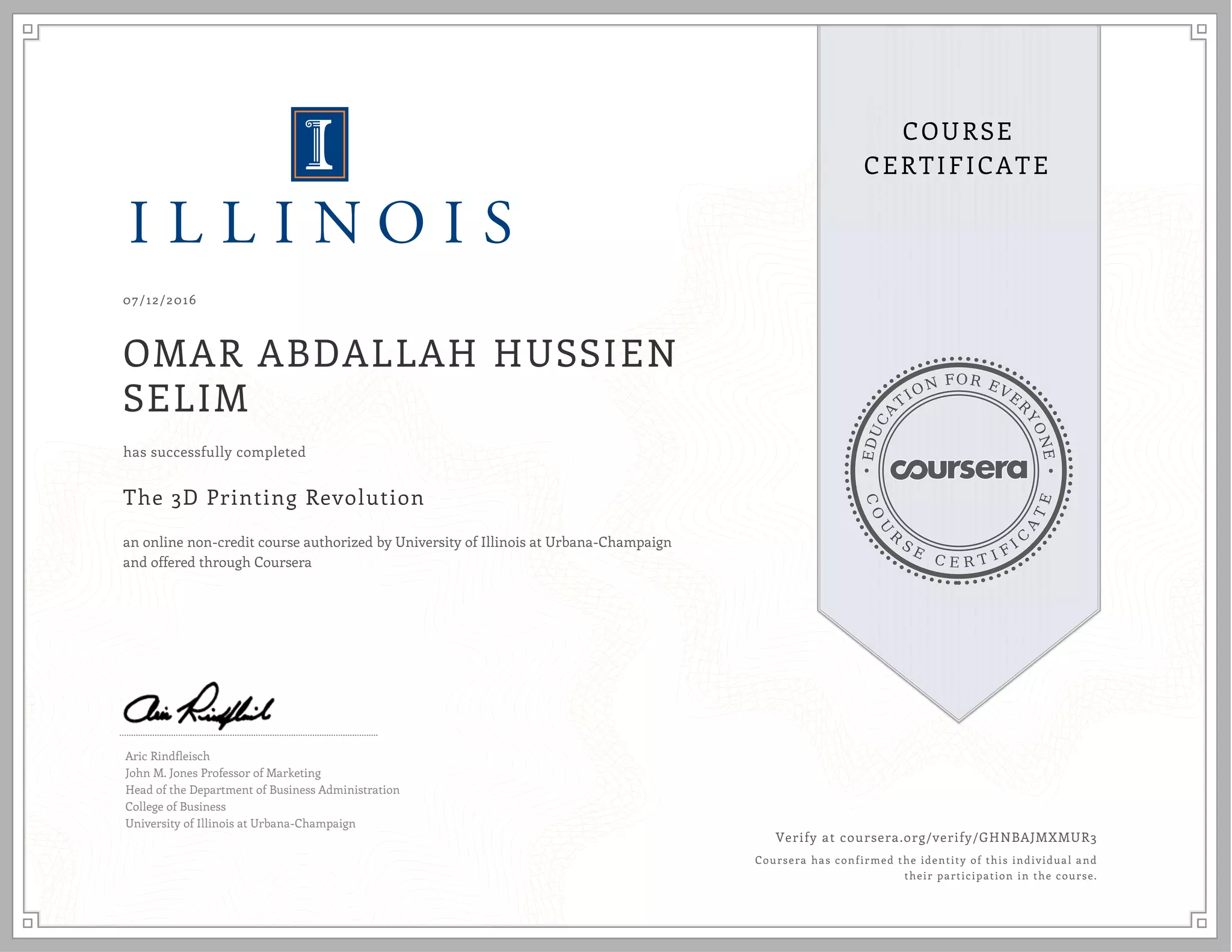 Coursera GHNBAJMXMUR3 | PDF