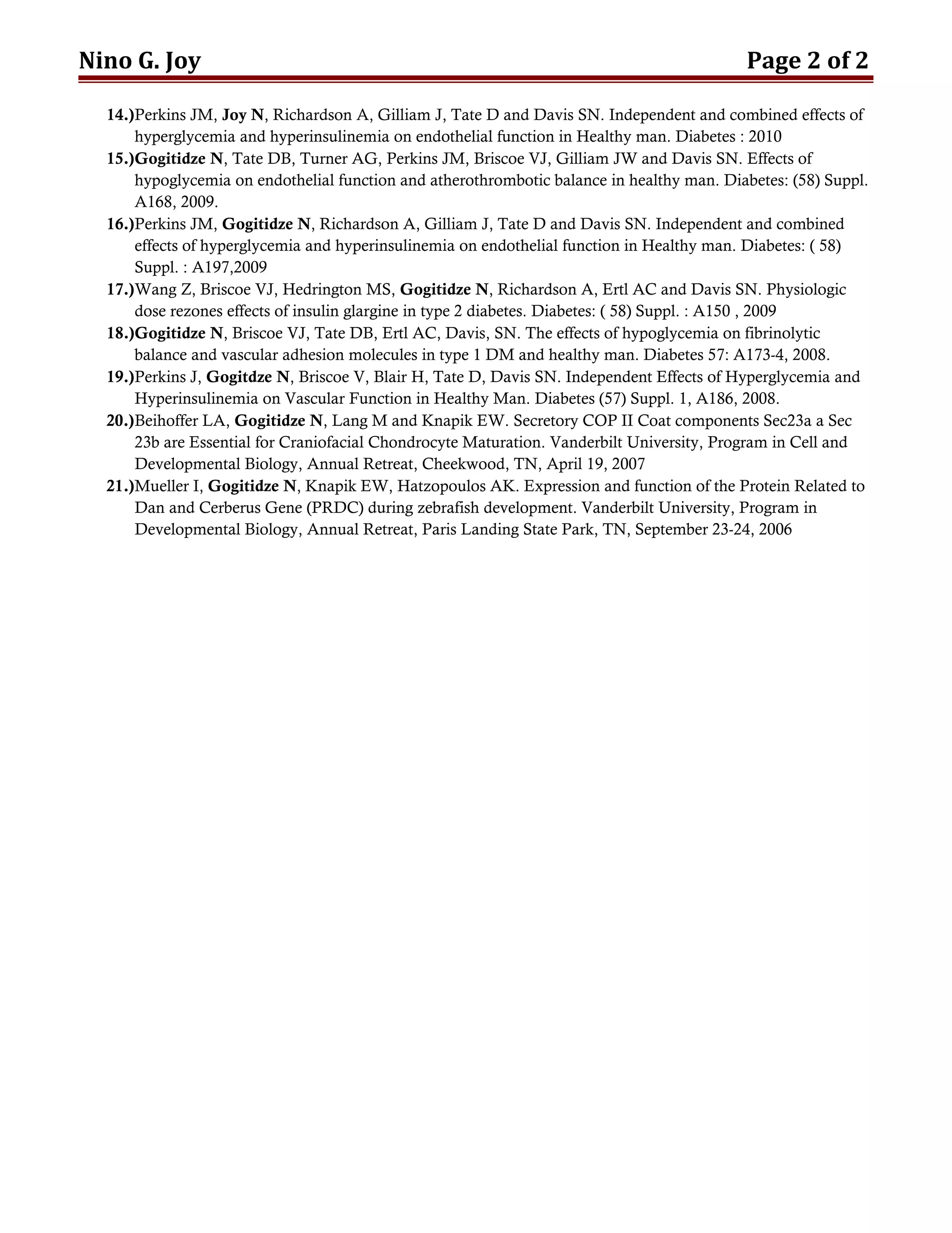 PUBLICATIONS ADDENDUM - NINO JOY | DOC