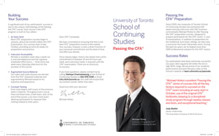 Passing the CFA Exam - Level I, II, and III | PDF