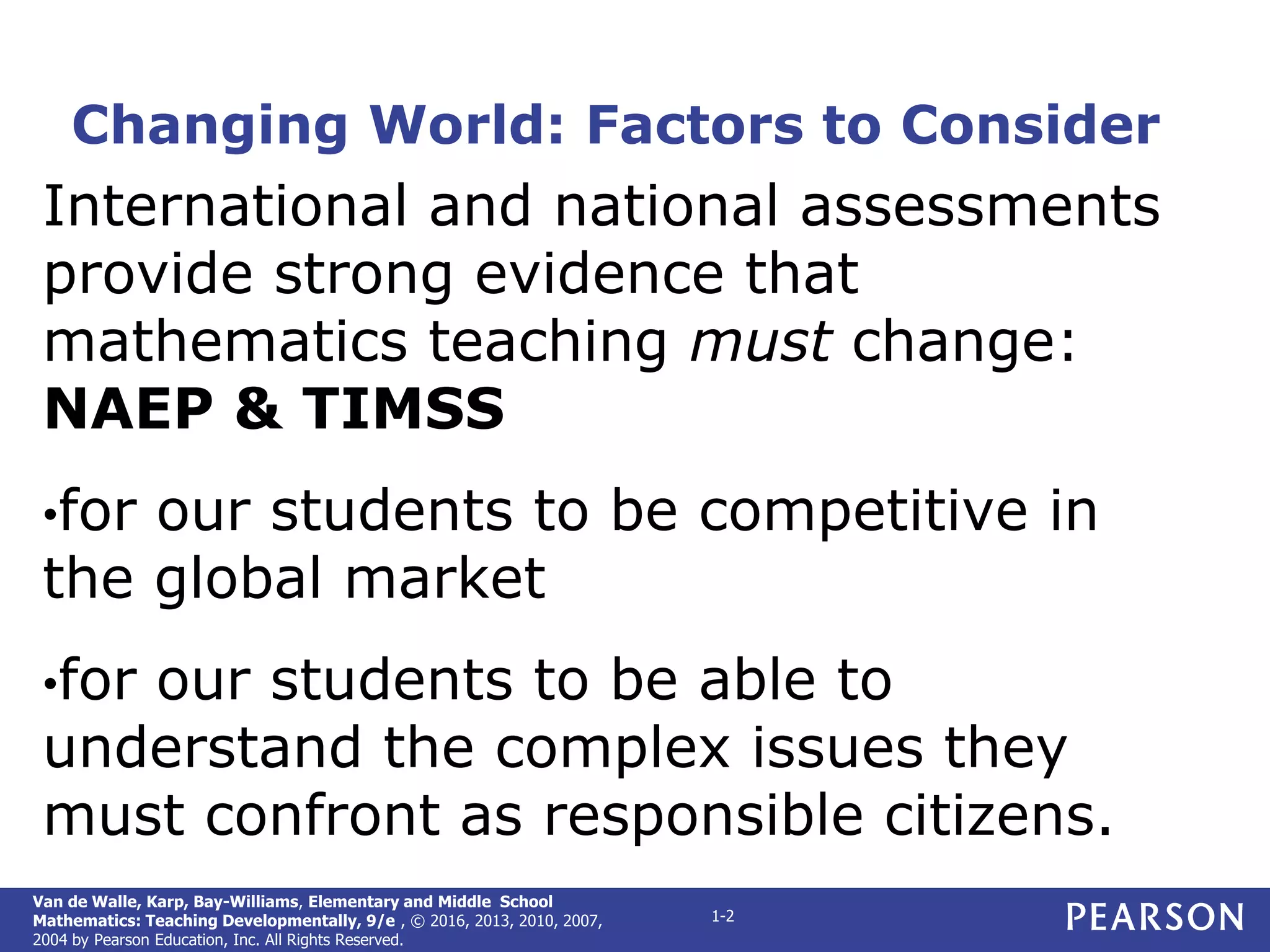 Teaching Mathematics in the 21st Century | PPT