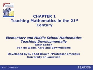 Teaching Mathematics in the 21st Century | PPT