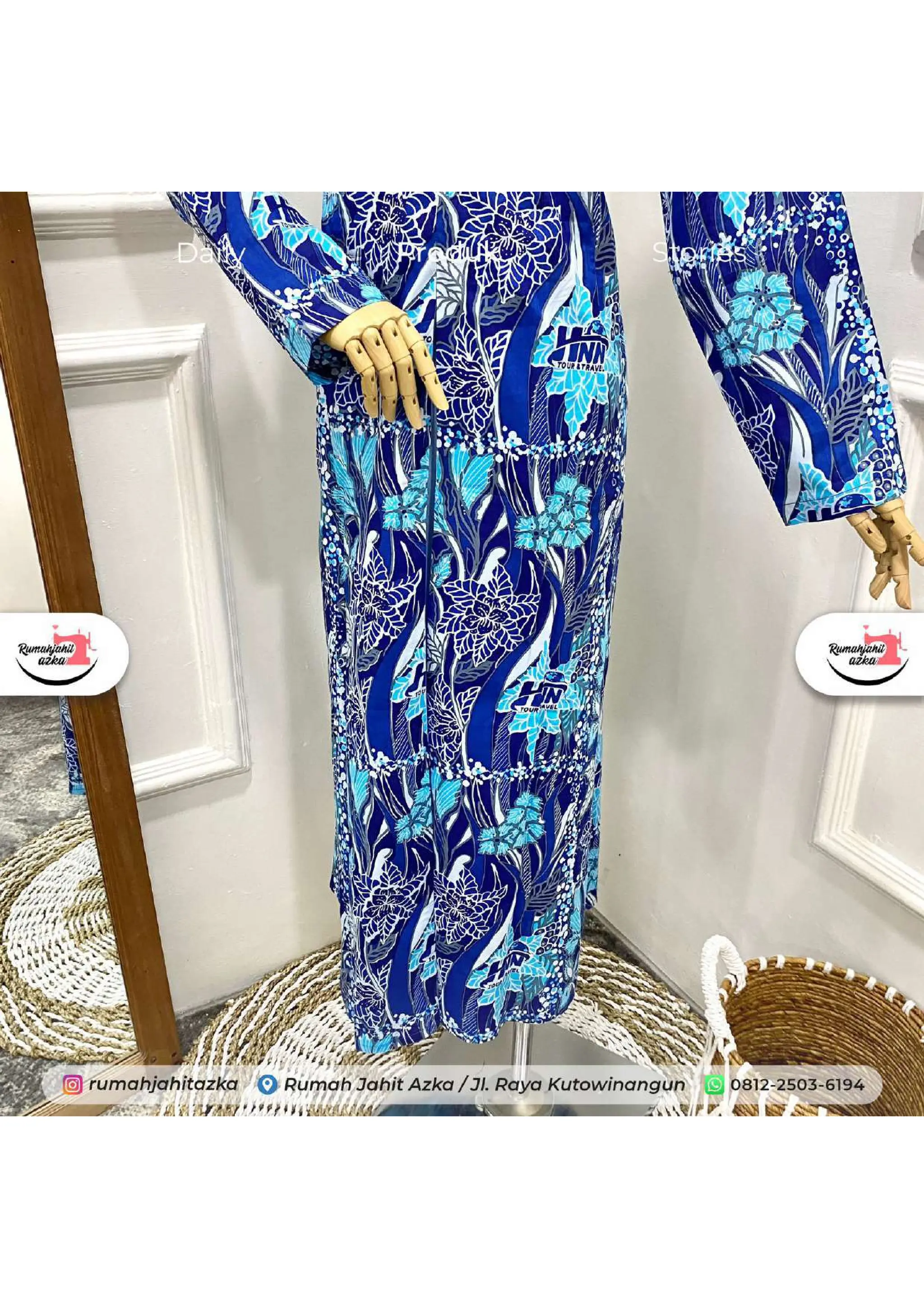 Jahit Gamis Batik Seragam Umroh Rumah Jahi Azka | PDF