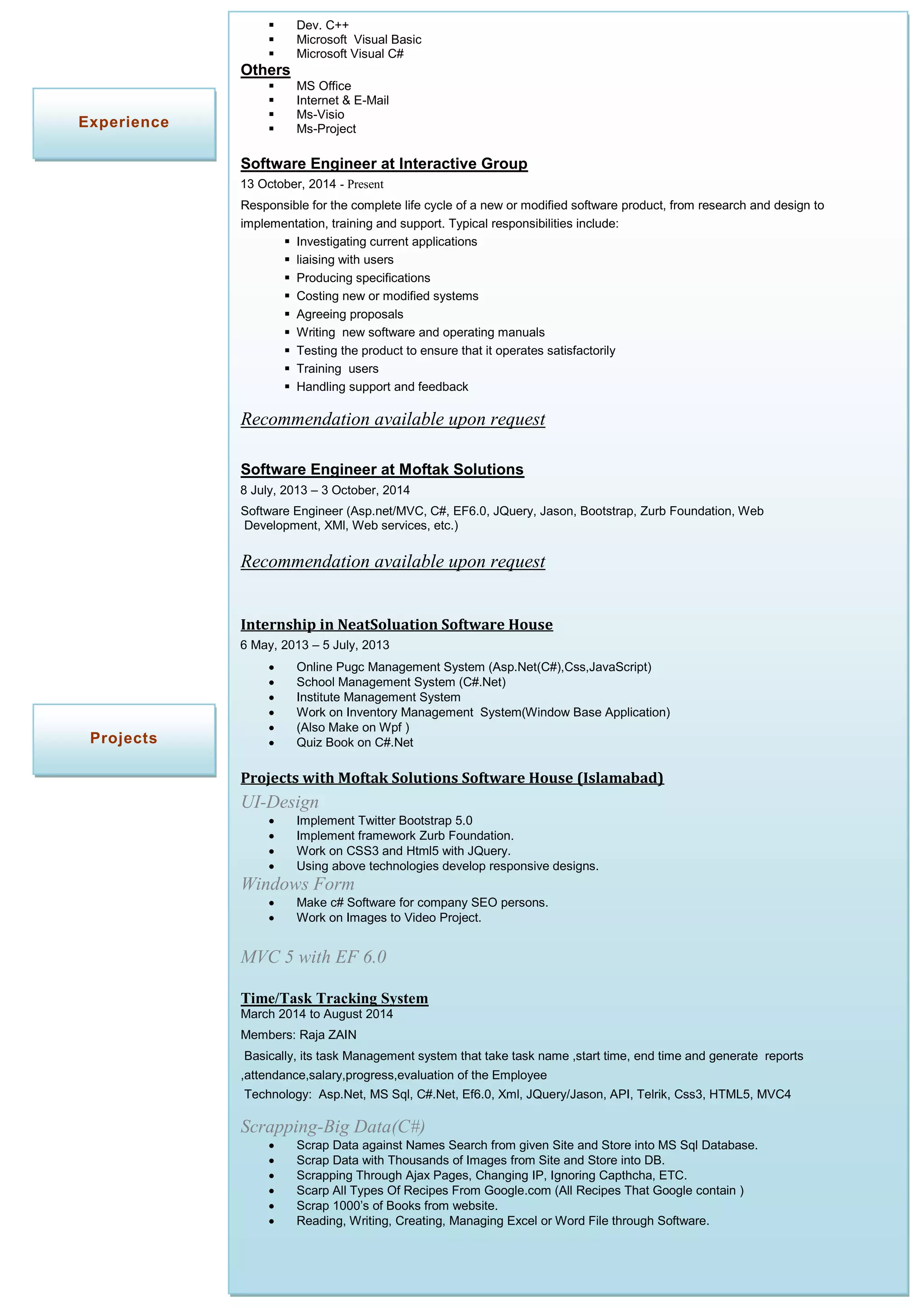 Zain-Updated-cv | PDF