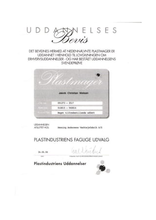 Uddannelsesbevis_plastmager | PDF