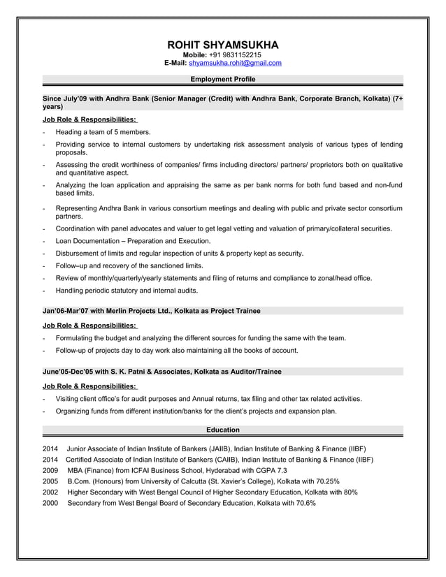 Rohit_resume | PDF