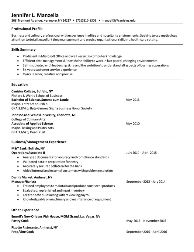 Jennifer Manzella Resume | DOCX