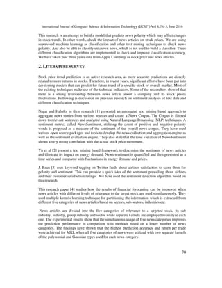 STOCK TREND PREDICTION USING NEWS SENTIMENT ANALYSIS | PDF
