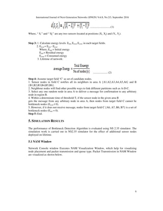 Bottleneck Detection Algorithm to Enhance Lifetime of WSN | PDF
