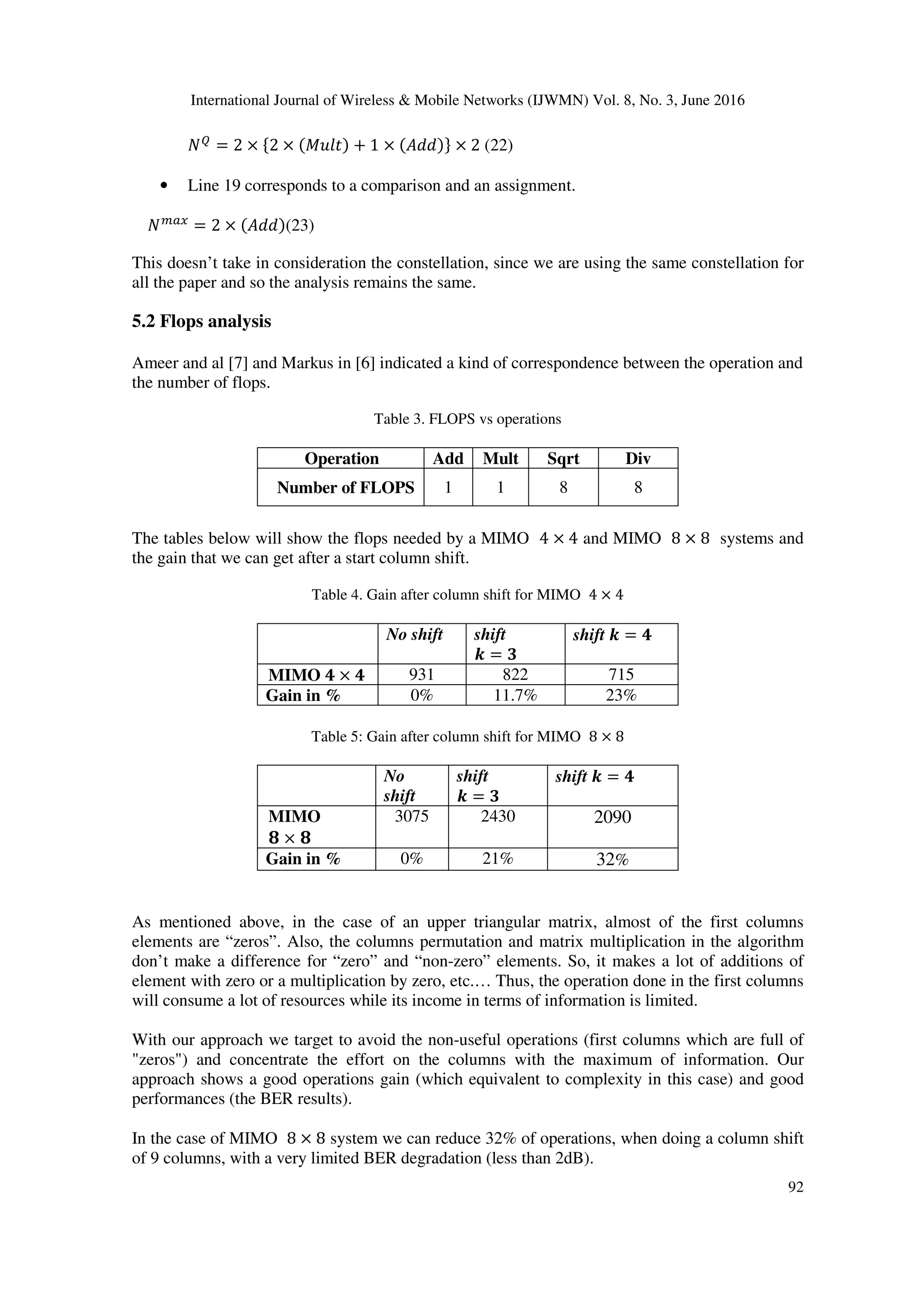 Modified Lll Algorithm With Shifted Start Column For Complexity Reduction Pdf