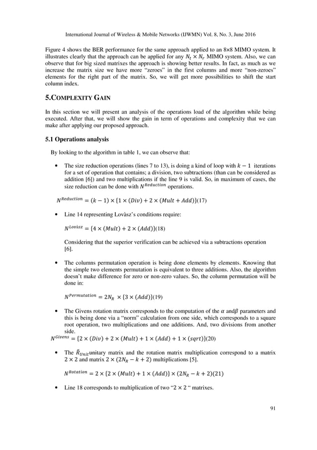 Modified Lll Algorithm With Shifted Start Column For Complexity Reduction Pdf