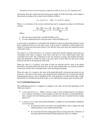 TOPOLOGY AWARE LOAD BALANCING FOR GRIDS