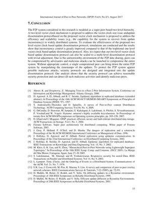 A SECURE EPIDEMIC BASED UPDATE PROTOCOL FOR P2P SYSTEMS | PDF | Information and Network Security ...