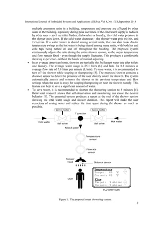 DESIGN OF AN AUTONOMOUS SMART SHOWER WITH SENSORS AND ACTUATORS | PDF