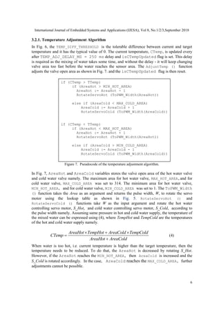 DESIGN OF AN AUTONOMOUS SMART SHOWER WITH SENSORS AND ACTUATORS | PDF