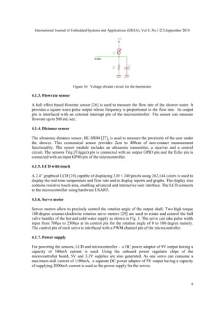DESIGN OF AN AUTONOMOUS SMART SHOWER WITH SENSORS AND ACTUATORS | PDF