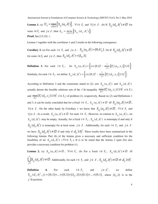 AN ALGORITHM FOR SOLVING LINEAR OPTIMIZATION PROBLEMS SUBJECTED TO THE INTERSECTION OF TWO FUZZY ...