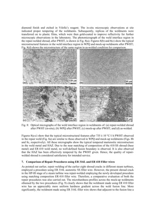 Repair Welding of Cracked Turbine Shrouds Using Matching Composition ...