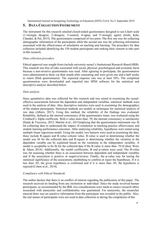 THE IMPACT OF SIMULATION ON TEACHING EFFECTIVENESS AND STUDENT LEARNING PERFORMANCE | PDF