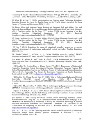 TPACK + MATHEMATICS: A REVIEW OF CURRENT TPACK LITERATURE | PDF