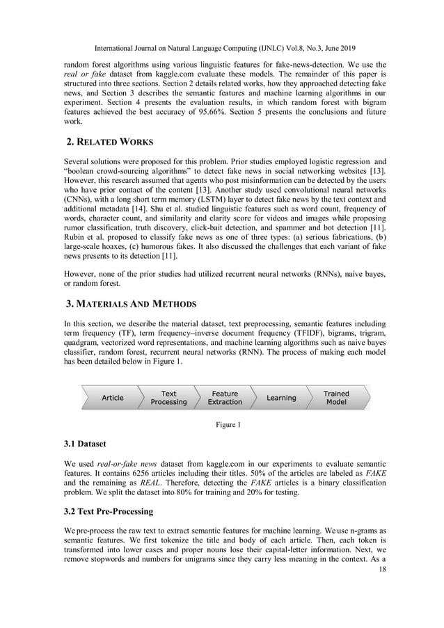 FAKE NEWS DETECTION WITH SEMANTIC FEATURES AND TEXT MINING | PDF | Artificial Intelligence ...