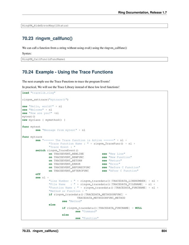 The Ring programming language version 1.7 book - Part 84 of 196 | PDF